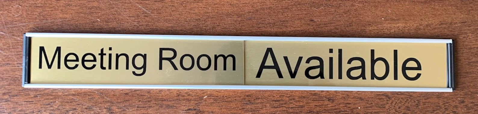 Office Door Sign - Sliding In/out 300mm X 38mm - Etsy