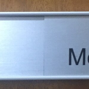Office Door Sign - Sliding In/out 300mm X 38mm - Etsy