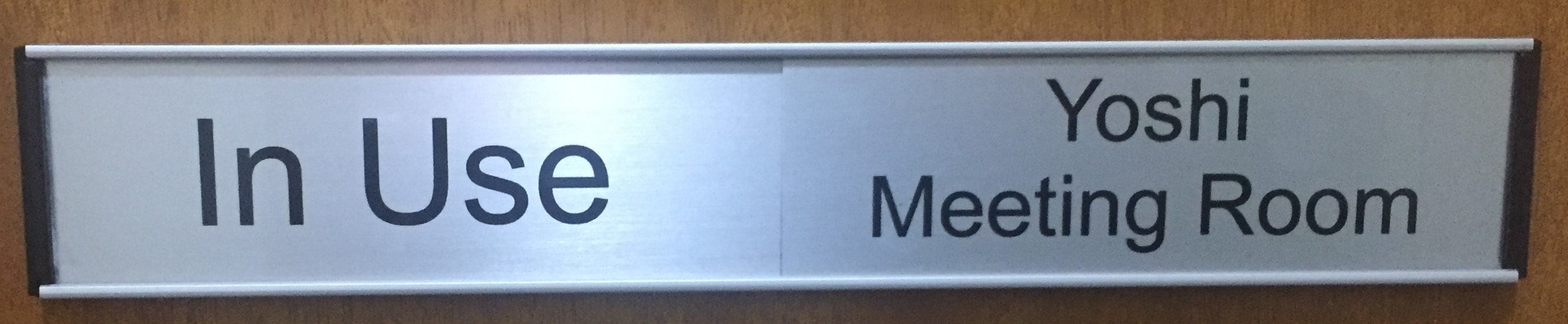 Office Door Sign - Sliding In/out 300mm X 38mm - Etsy