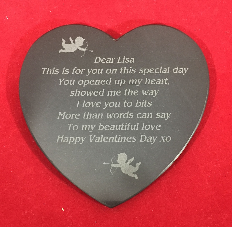 Memorial Granite Heart - Etsy