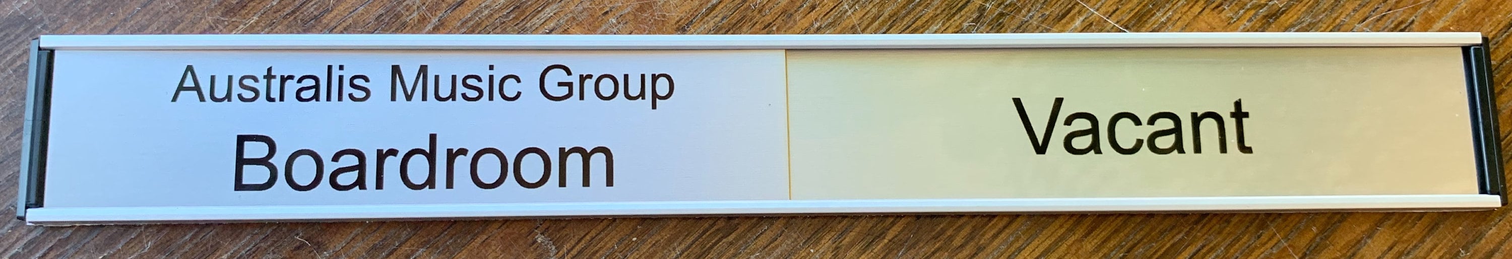 Office Door Sign Sliding In/out 300mm X 38mm - Etsy