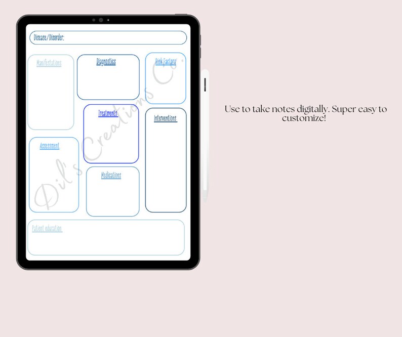 Nursing Notes Templates, Nursing Student Study Guide, Nursing Notes ...