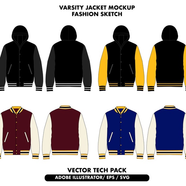 Varsity Jacket Tech Pack - Etsy