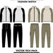 Tech Fleece Tech Pack Bundle, Clothing Sketch, Bundle Fashion Design ...