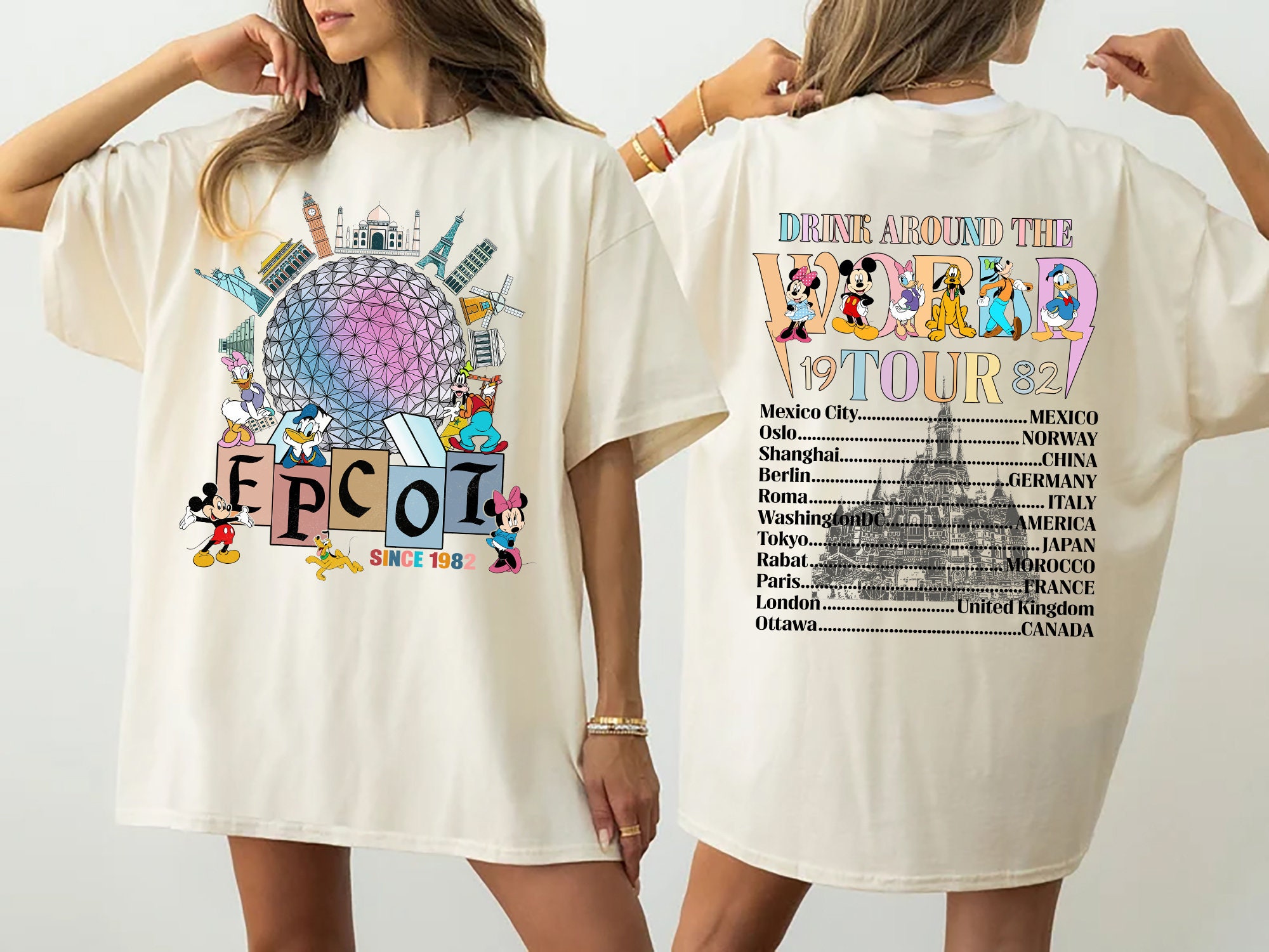 Vintage Epcot Shirt, Epcot Since 1982 Shirt, World Traveler Shirt ...