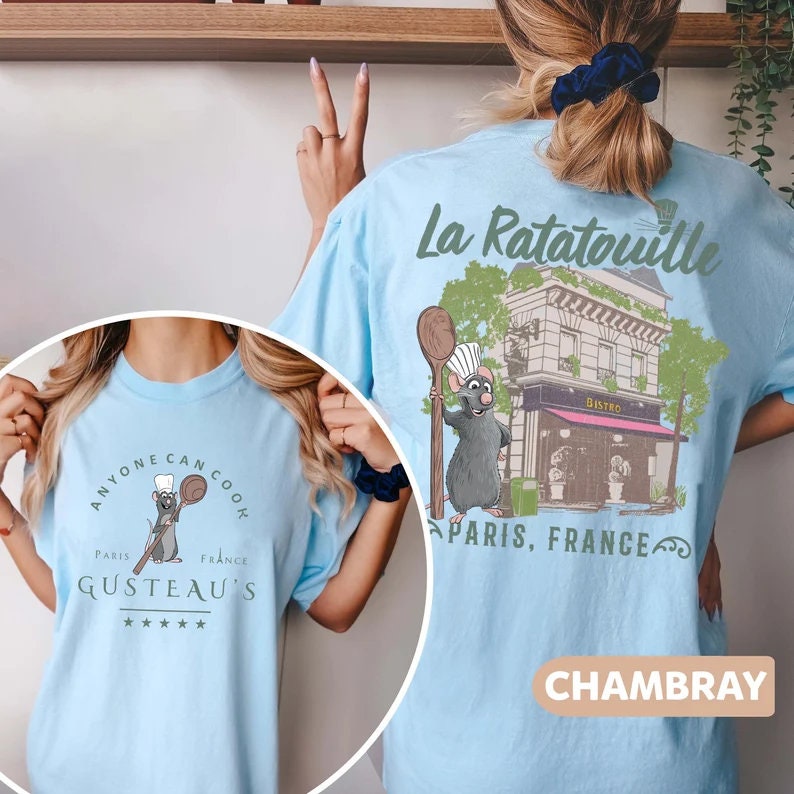 Two Sided Remy Ratatouille Comfort Colors Shirt, Vintage Ratatouille ...