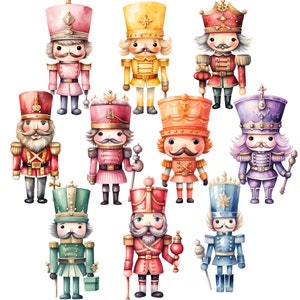 Christmas Nutcracker Clipart Set for Creative Project, Christmas ...