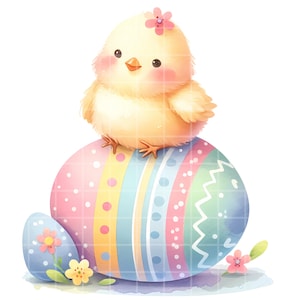 Easter Animals Clipart Set for Creative Project, Cute Animal Graphics ...