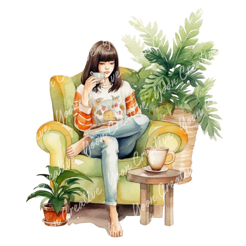 Teenage Girls Clipart Set for Creative Projects 10 PNG - Etsy