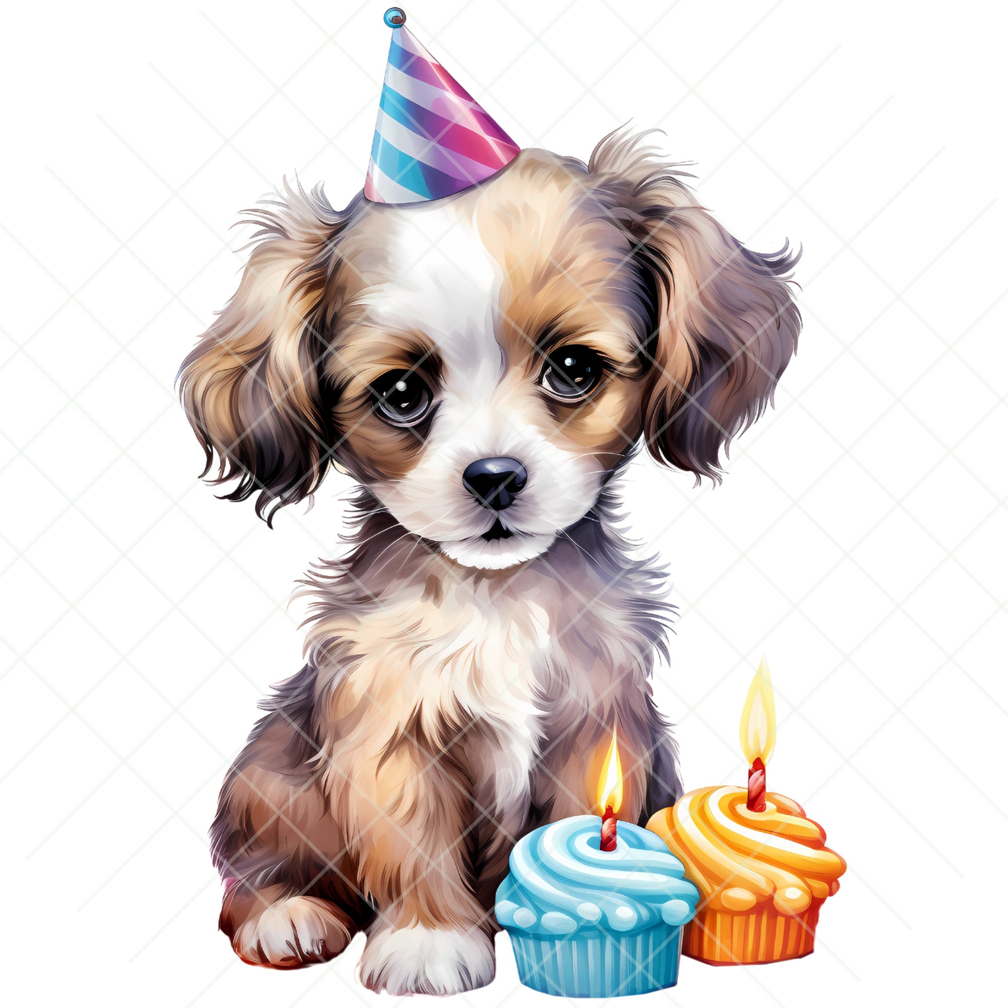 Clipart de fiesta de perros para proyecto creativo, amantes de los ...