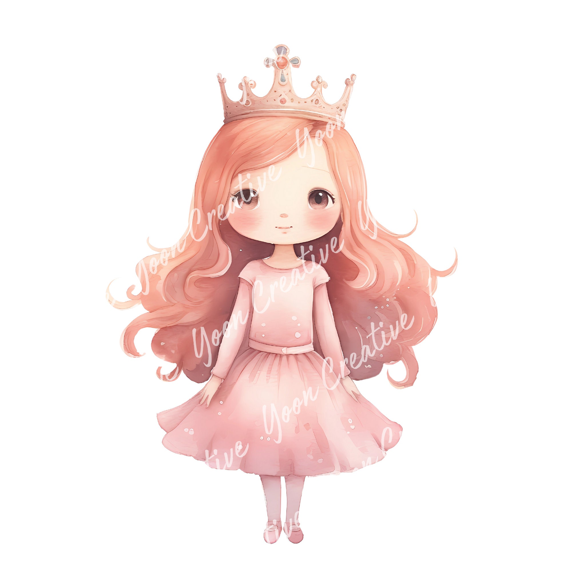 Lovely Little Princess Clipart Set for Creative Project - Etsy