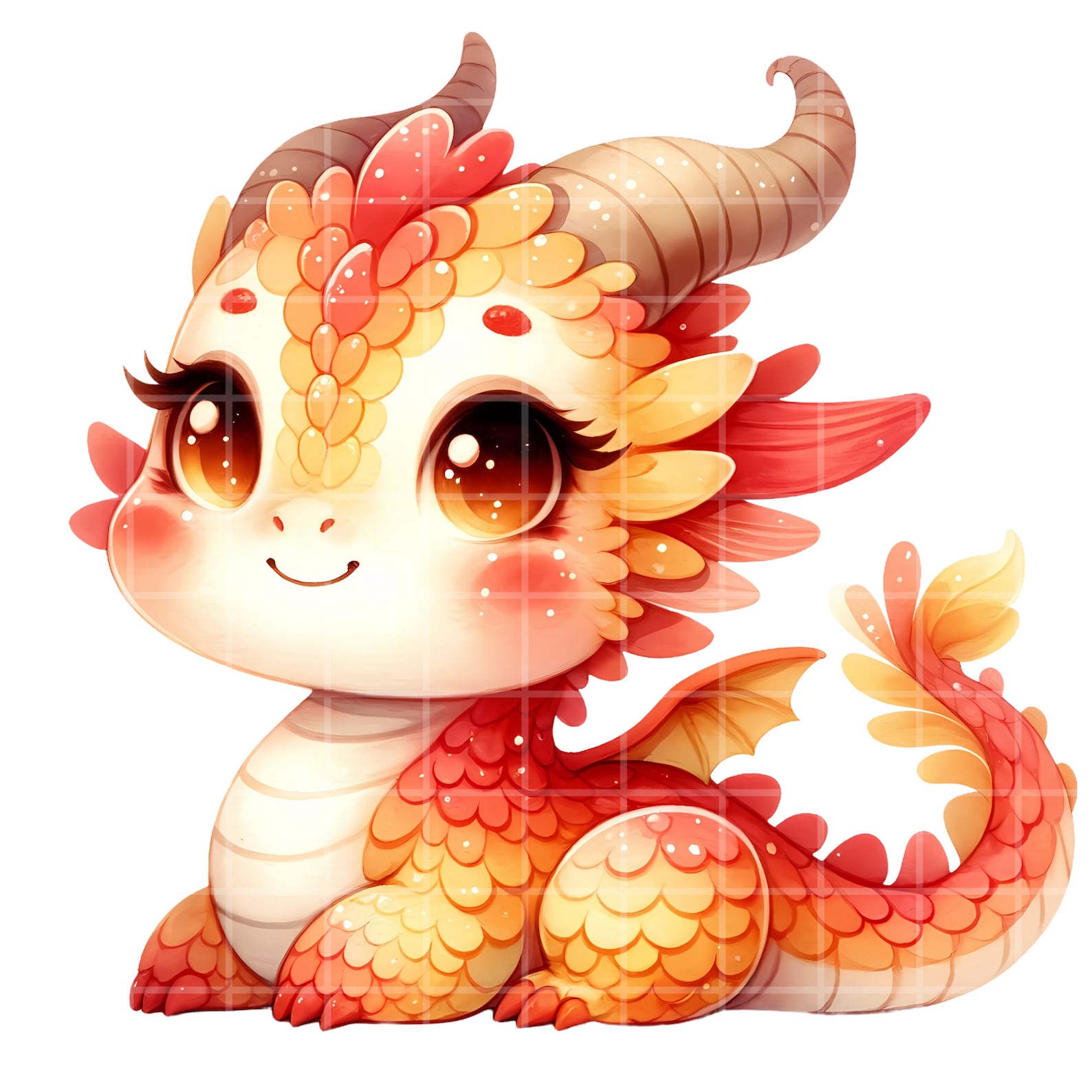 Whimsical Dragons Clipart Set for Creative Projects, Fantasy Animals ...