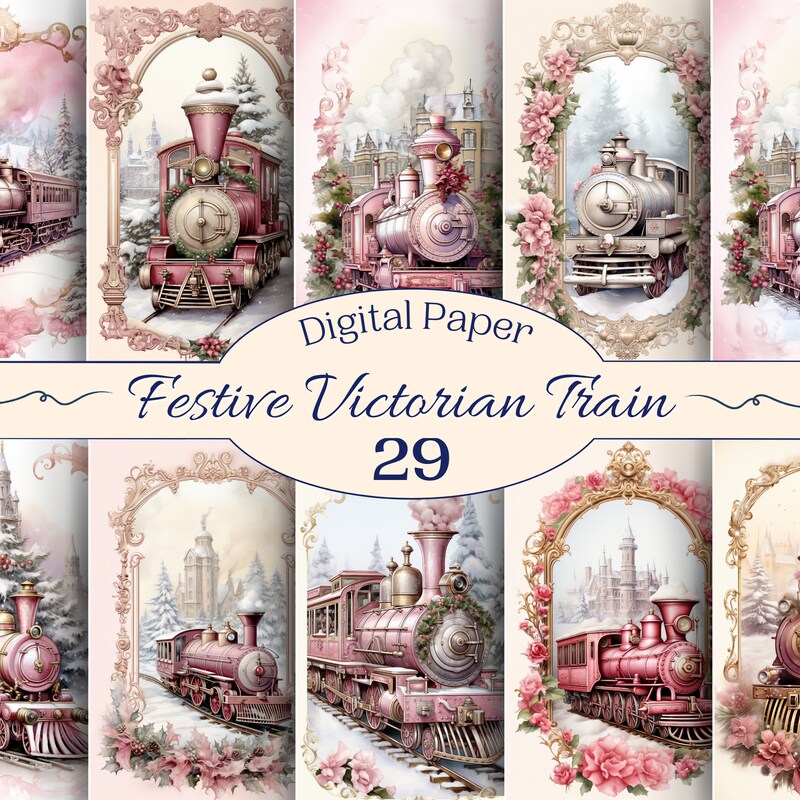 Pink Train - Etsy