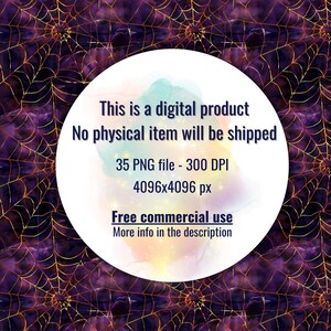 Golden Spider Web Seamless Patterns for Creative Project, Halloween ...