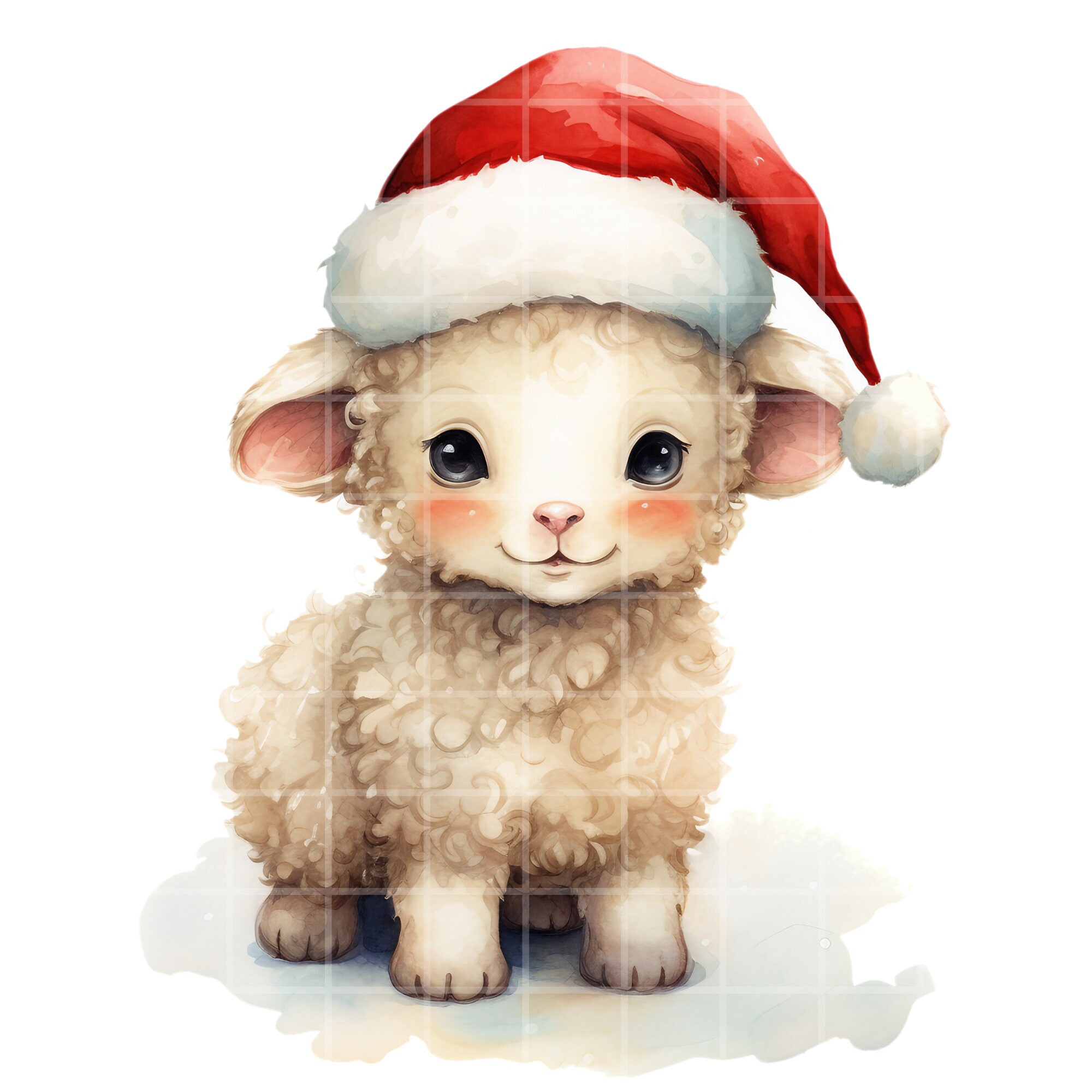 Christmas Animals Clipart Set for Creative Projects Xmas Gift - Etsy