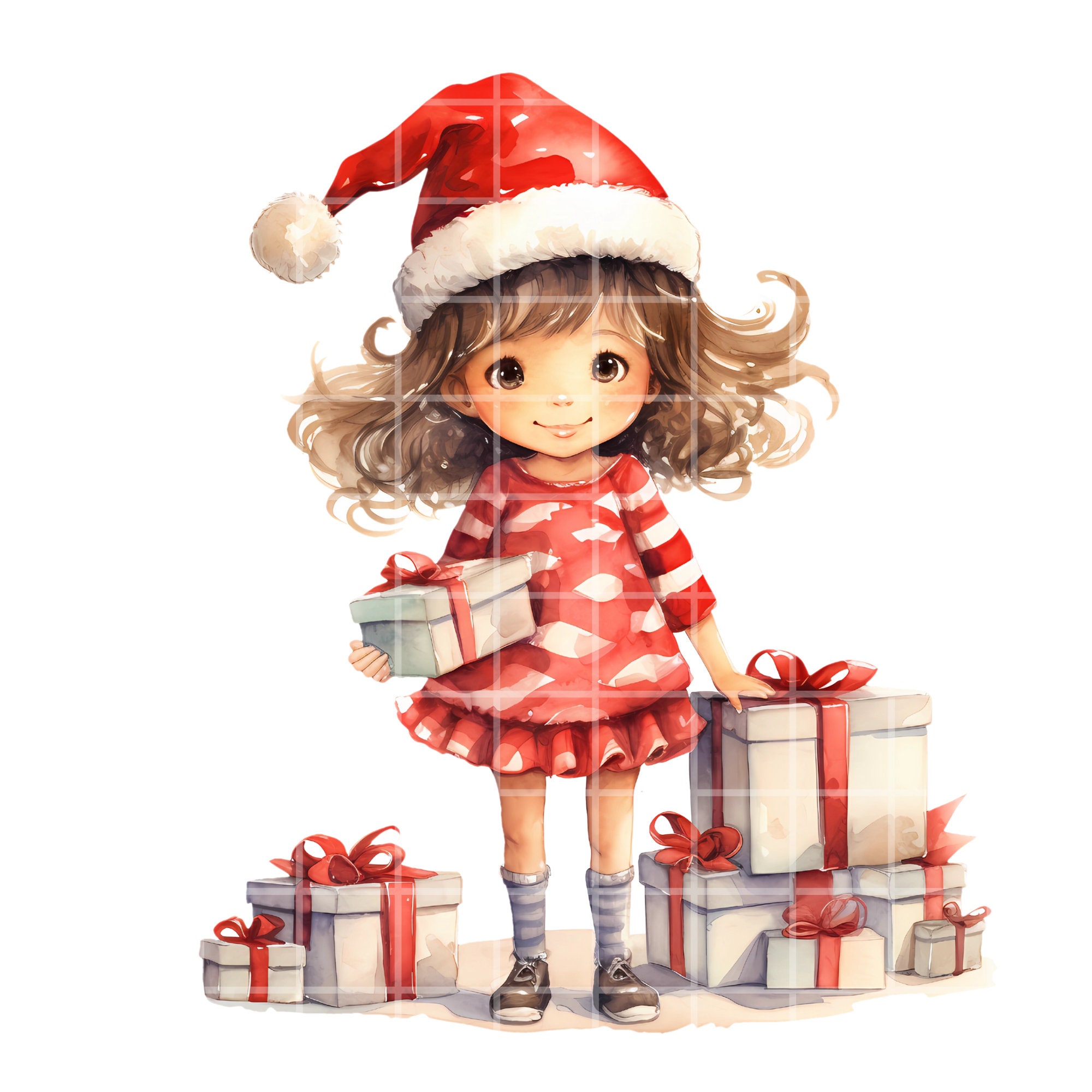 Xmas Children Clipart Set for Creative Projects, Christmas Winter ...