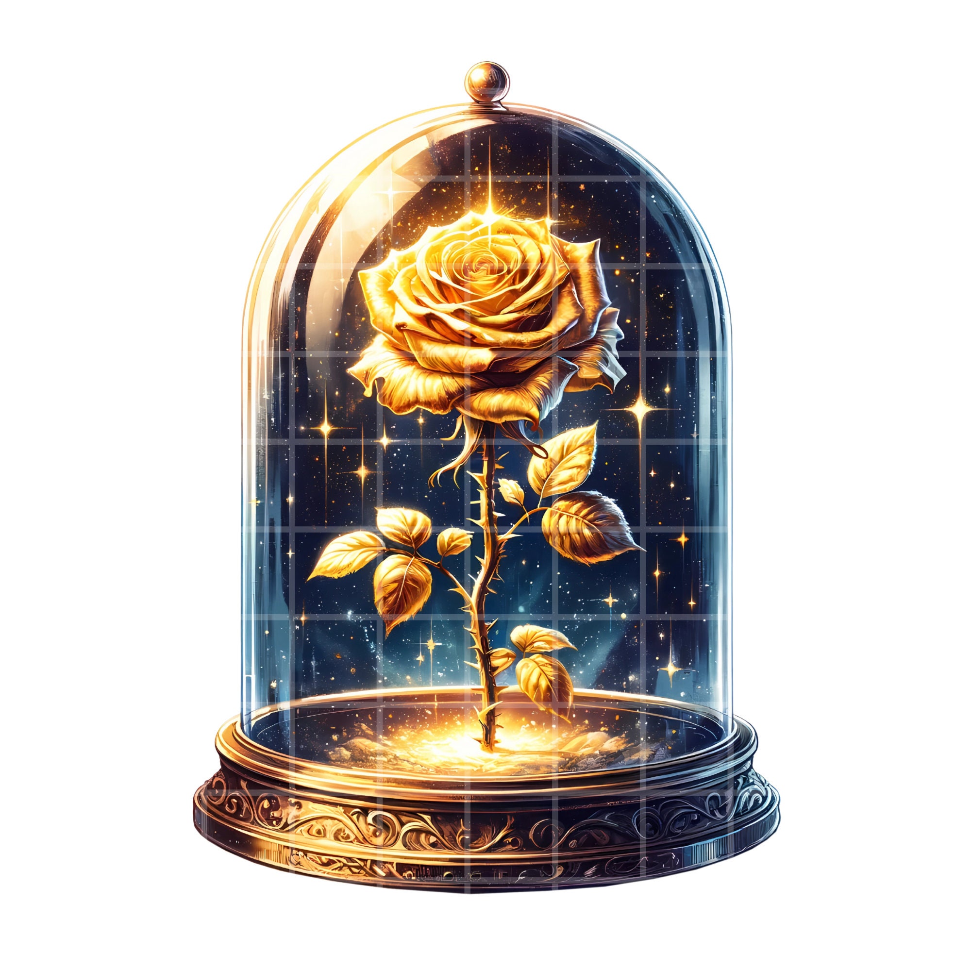 Eternal Roses Clipart Set for Creative Project, Valentine Day Graphic ...