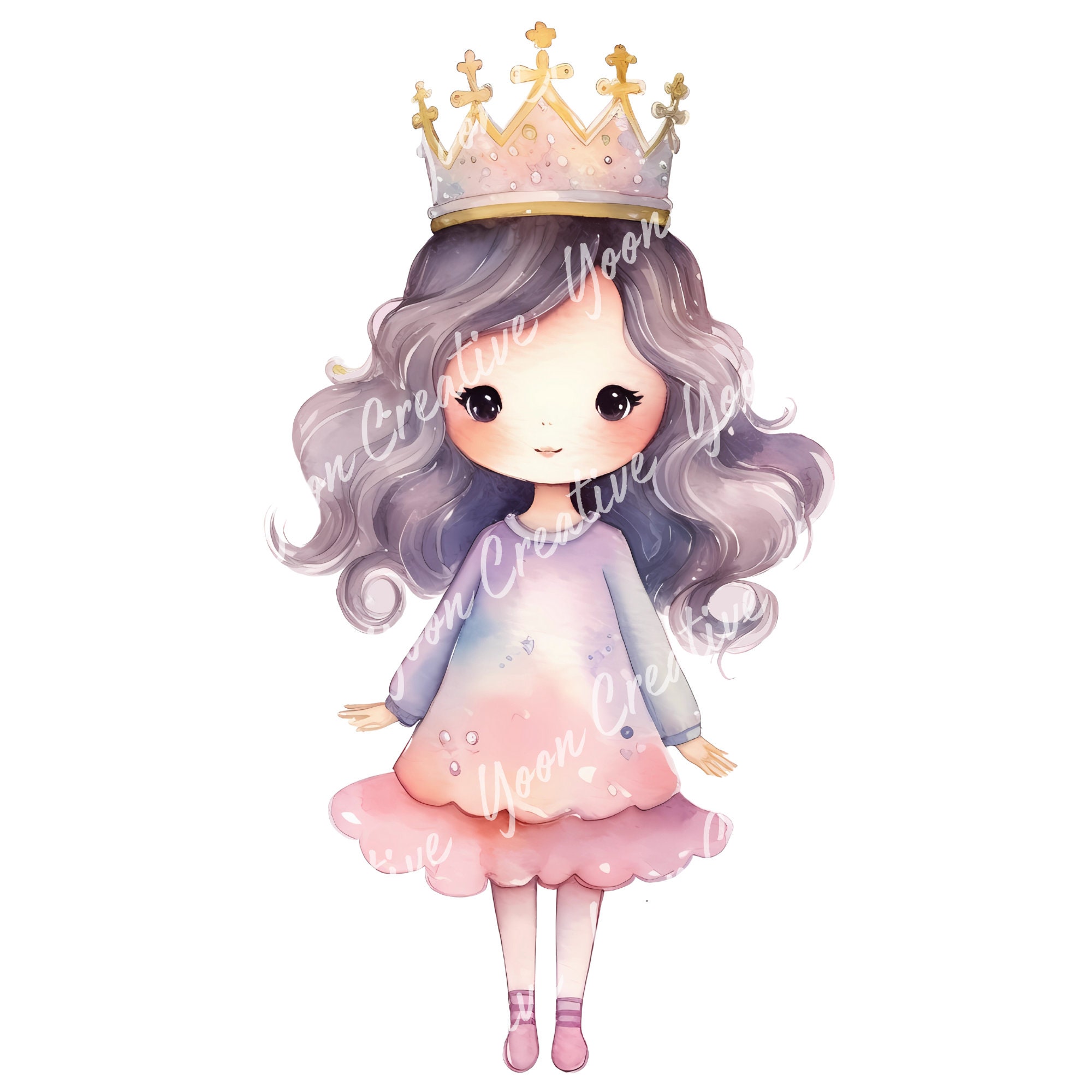 Lovely Little Princess Clipart Set for Creative Project - Etsy