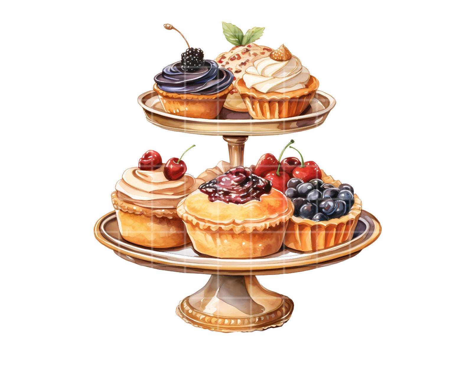 Pastry Bakery Cliparts for Creative Project, Pastry Graphics for Bakery ...