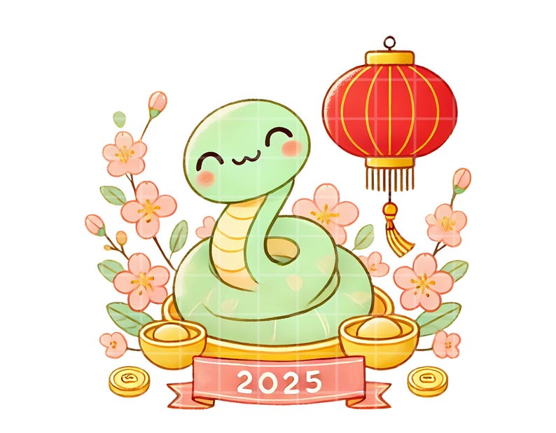Chinese New Year 2025 Clipart Bundle for Creative Project, Lunar New ...