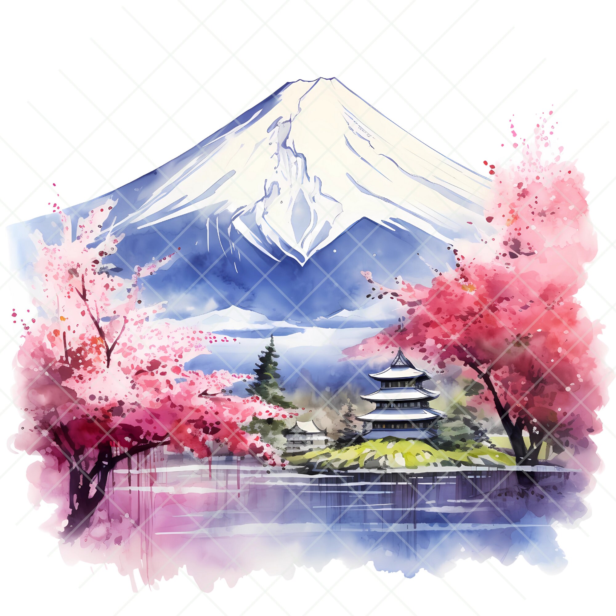 Journey to Japan Clipart for Creative Project Japanese - Etsy