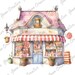 Whimsical Candy Shop Clipart Set for Creative Projects, Vintage ...
