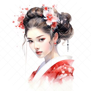 Journey to Japan Clipart for Creative Project, Japanese Artwork ...