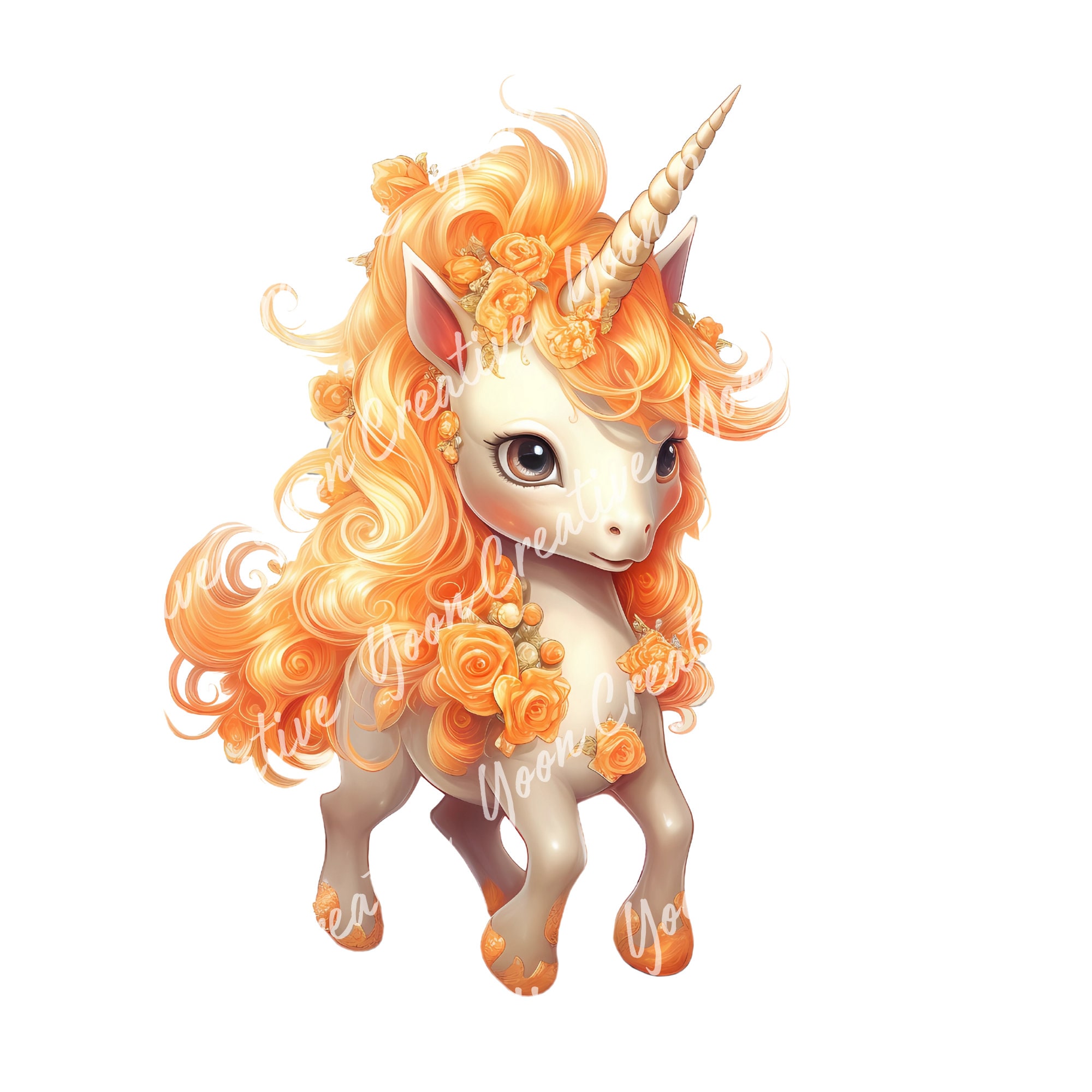 Rainbow Unicorn Clipart Set for Creative Projects Pastel - Etsy