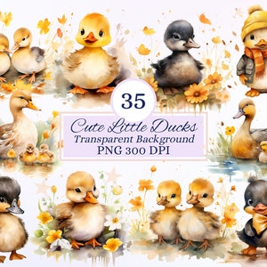 Cute Little Ducks for Creative Projects, Animal Printable, Nursery Art ...