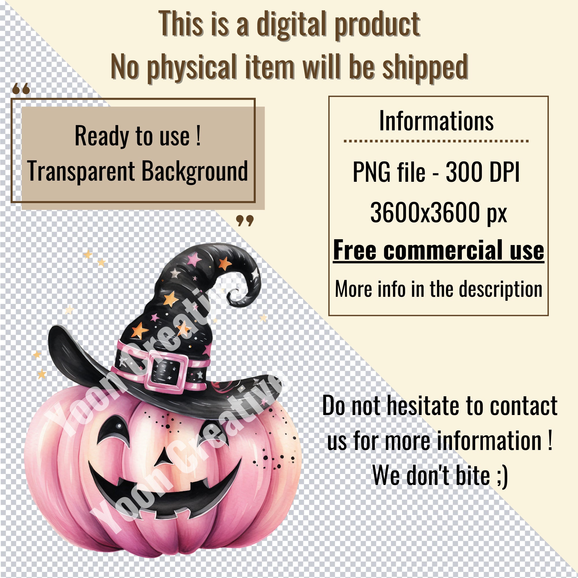 Halloween Pinky Spooky Cliparts for Creative Projects, Cute Pink ...