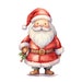 Cute Santa Claus Clipart Set for Creative Projects, Xmas Gift Winter ...