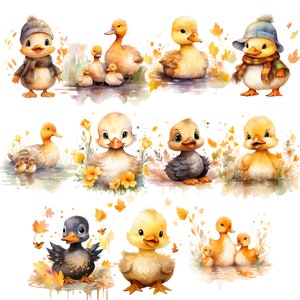 Cute Little Ducks for Creative Projects, Animal Printable, Nursery Art ...