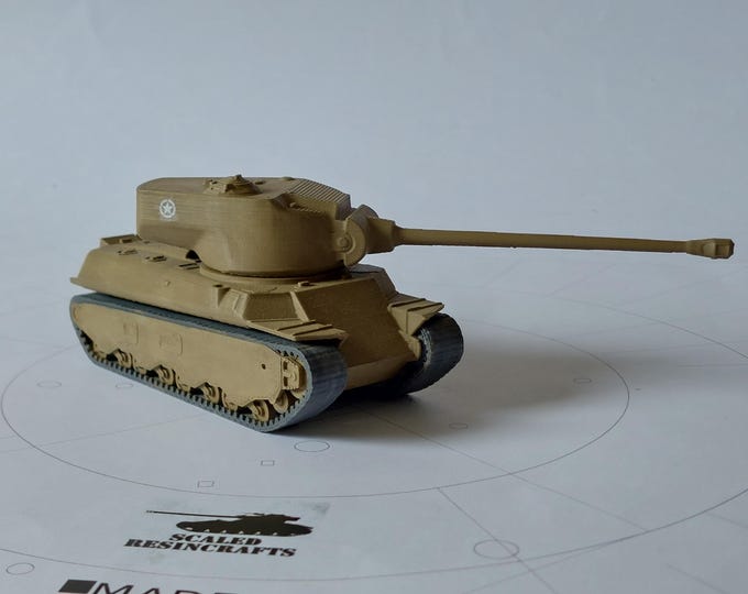 M6A2E1 "mutant" - American Heavy Tank - Model Kit - 1/72 - 1/87 - 1/48 ...
