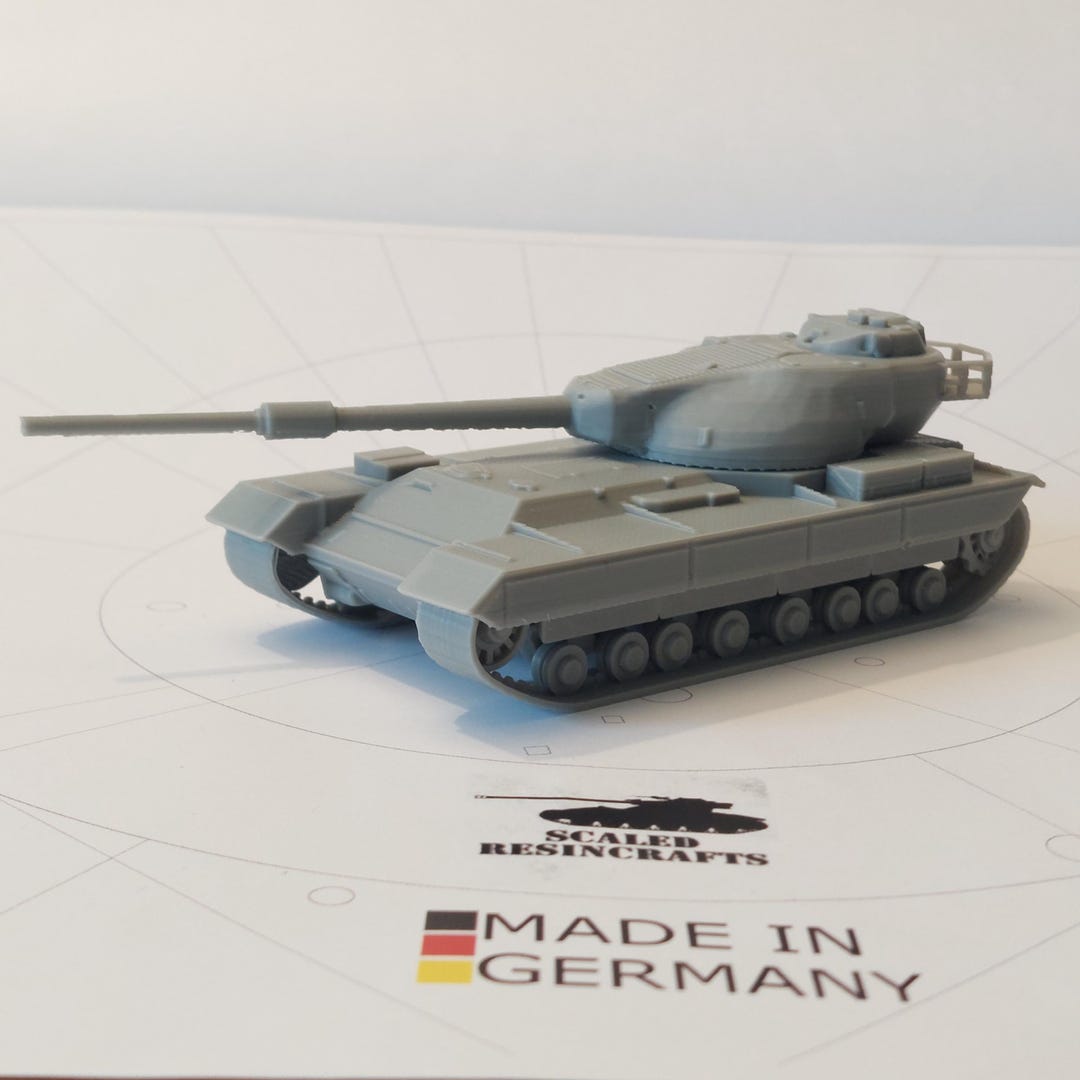 Fv215b British Heavy Tank 1/72 PLA Model Kit Tabletop TTRPG Wargame ...