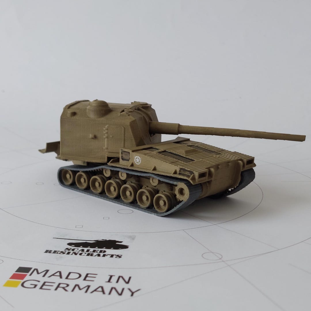 M55 - American Self-propelled Howitzer - Model Kit - 1/72 - 1/87 - 1/48 ...