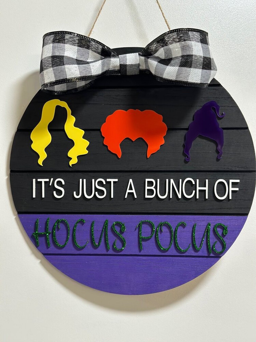 Hocus Pocus Door Sign - Etsy