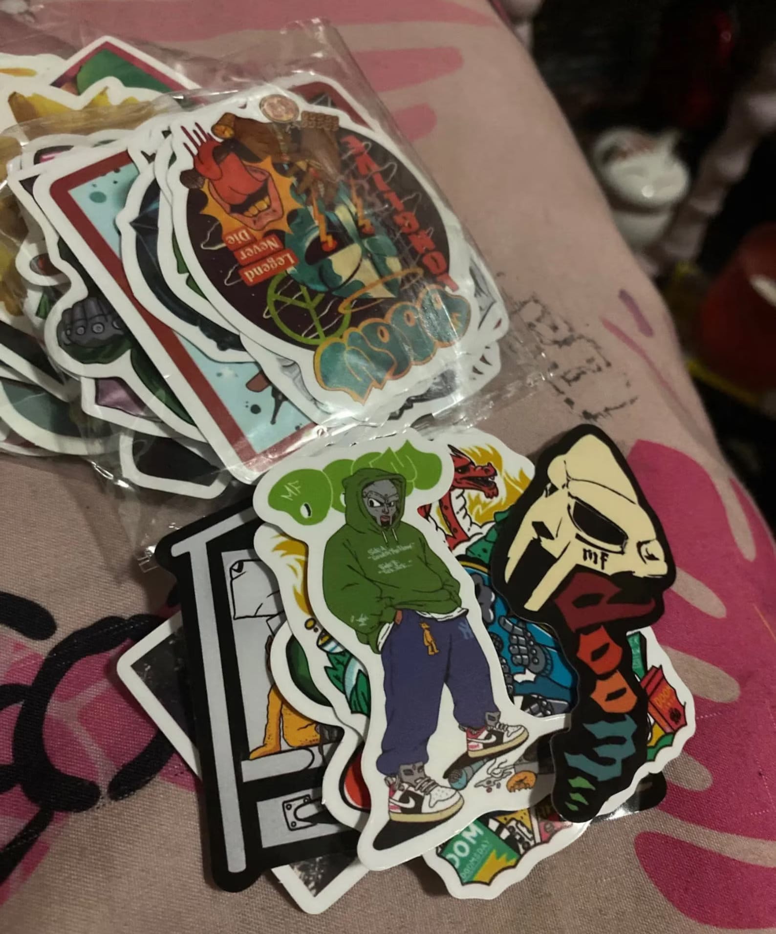 200 Pc MF DOOM Rap Stickers - Rap Music DIY Stickers for Hydroflask ...