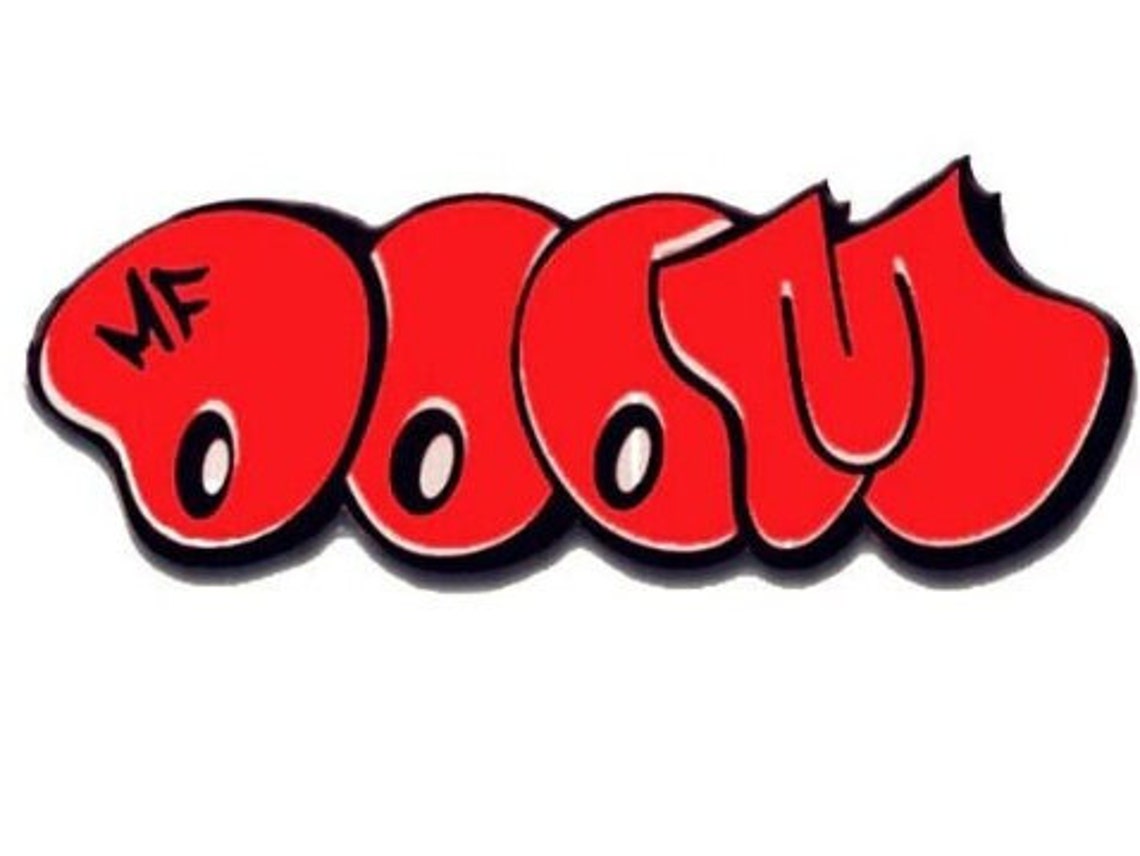 Mf Doom Pin - Red Enamel Logo Madvillian Operation Doomsday Super Villain Kmd Underground Hip ...