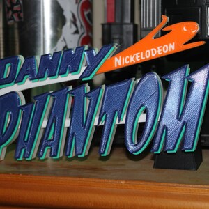 Danny Phantom 3D Printed Logo Art - Etsy