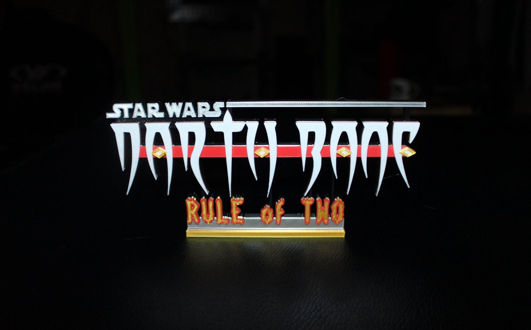 Darth Bane 3D Printed Logo Art - Etsy