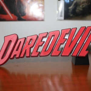 Daredevil 3D Printed Comic Logo Art - Etsy