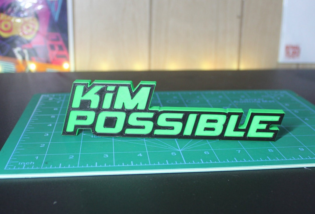 Kim Possible 3D Printed Logo Art - Etsy