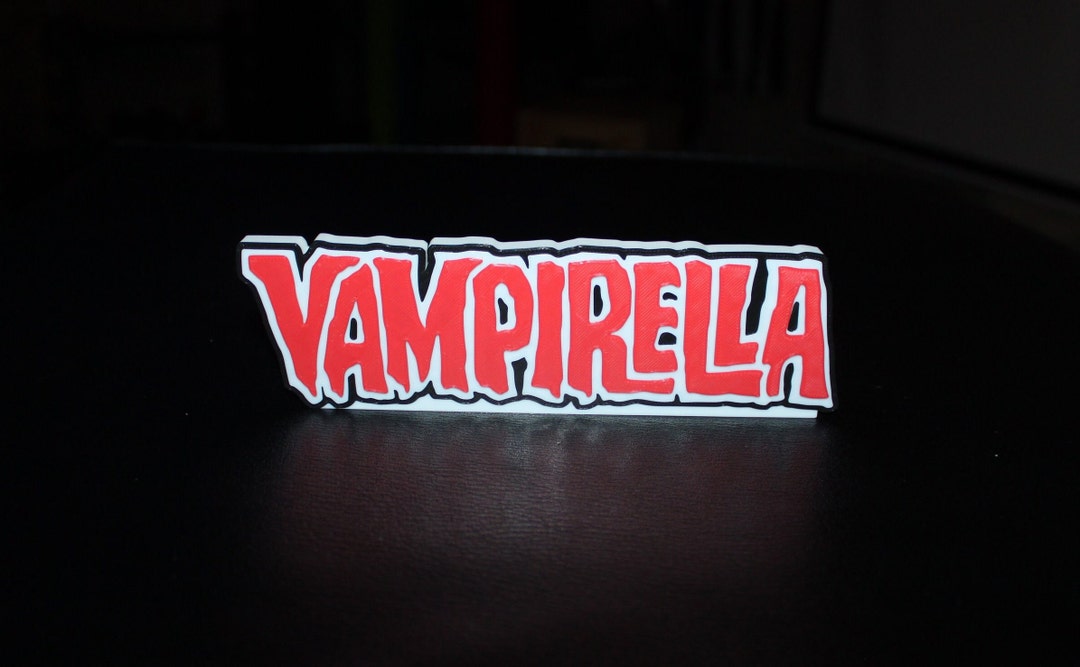 Vampirella 3D Printed Comic Logo Art - Etsy Canada