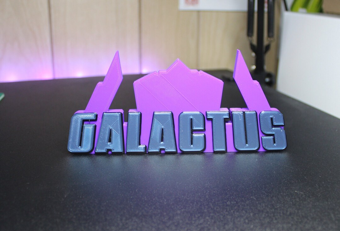 Galactus 3D Printed Comic Logo Art - Etsy UK