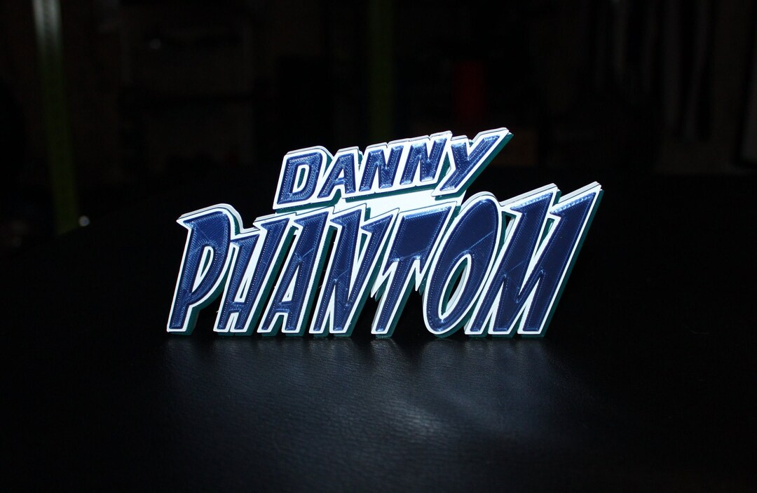 Danny Phantom 3D Printed Logo Art - Etsy Australia