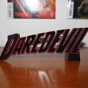 Daredevil 3D Printed Comic Logo Art - Etsy