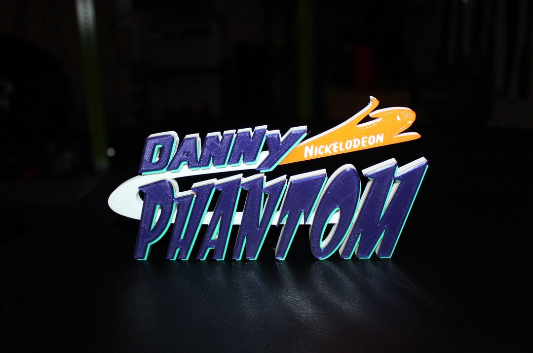 Danny Phantom 3D Printed Logo Art - Etsy