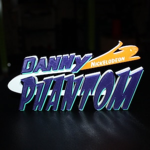 Danny Phantom 3D Printed Logo Art - Etsy