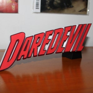 Daredevil 3D Printed Comic Logo Art - Etsy
