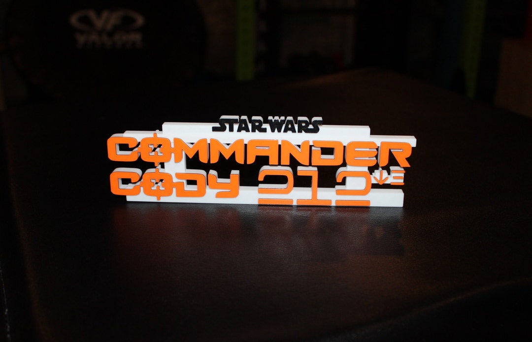 Commander Cody 3D Printed Logo Art - Etsy